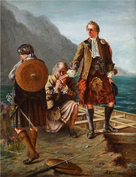 James Inglis | Prince Charlie Leaving Scotland, Loch Nauach, September ...