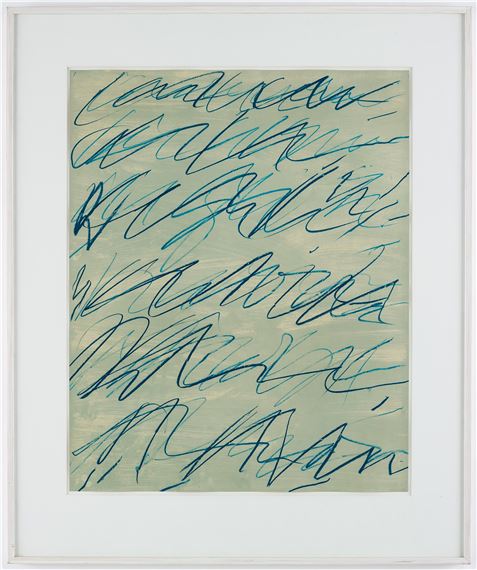 Cy Twombly | Roman Notes I (1970) | MutualArt