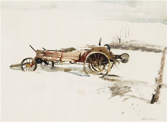 Andrew Wyeth | Farm Machine (1956) | MutualArt