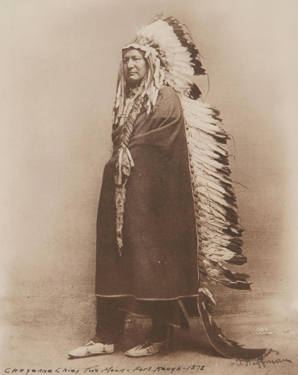 Laton Alton Huffman | Two works: Cheyenne Chief Two Moon - Fort Keogh ...