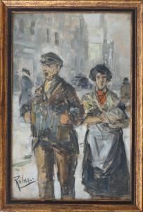 Robert Verheijen | Amsterdamse straattypes met harmonica | MutualArt