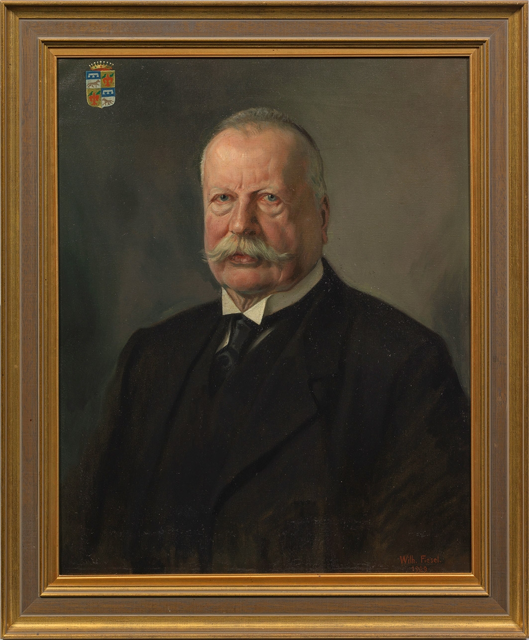 Wilhelm August Fiesel | Paar Porträts des Grafenpaares Levinius von ...