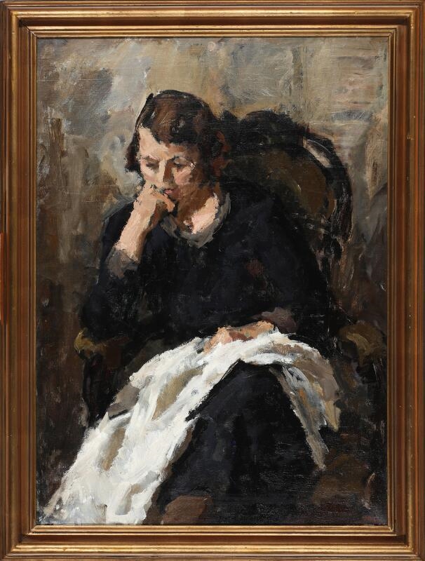 Vilhelm Henriques | Portrait of a woman | MutualArt