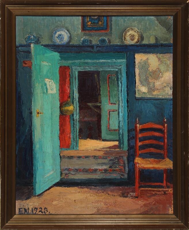 Elsa Nobbe | Interior from Fanø (1925) | MutualArt