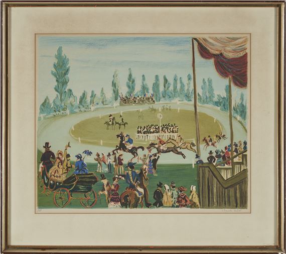 Claude Tabet | At the Races c1900s | MutualArt