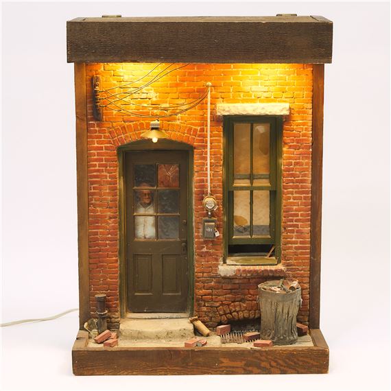 Michael Garman | CITYSCAPE DIORAMA OF A VICTORIAN ROW HOUSE IN DECAY ...