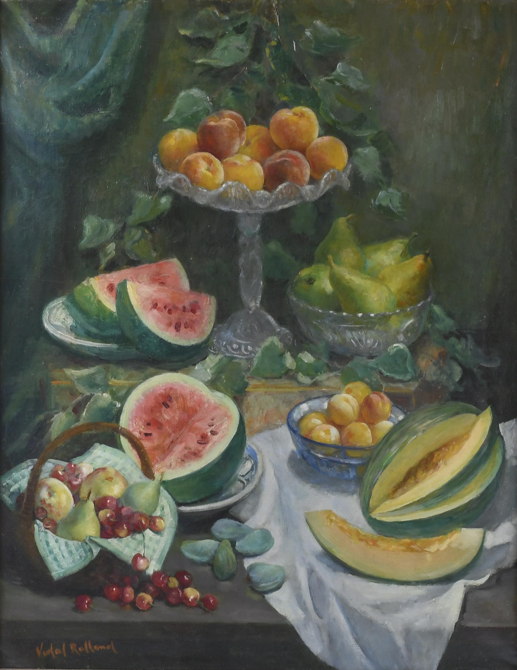 Antoni Vidal Rolland | STILL LIFE WITH FRUITS | MutualArt