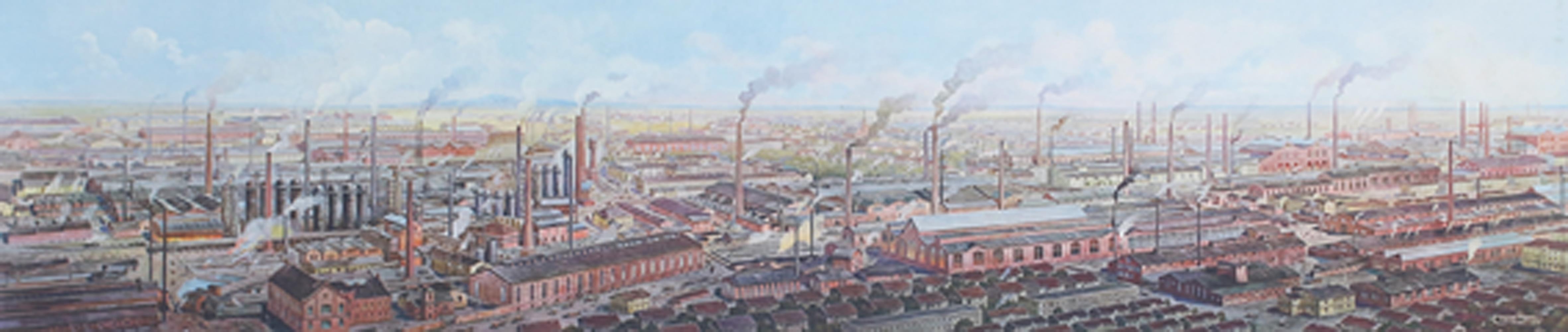 Erwin Pendl | Eisenwerk Witkowitz. (1909) | MutualArt