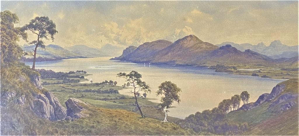 Edward Horace Thompson | Steamer on Derwent Water | MutualArt