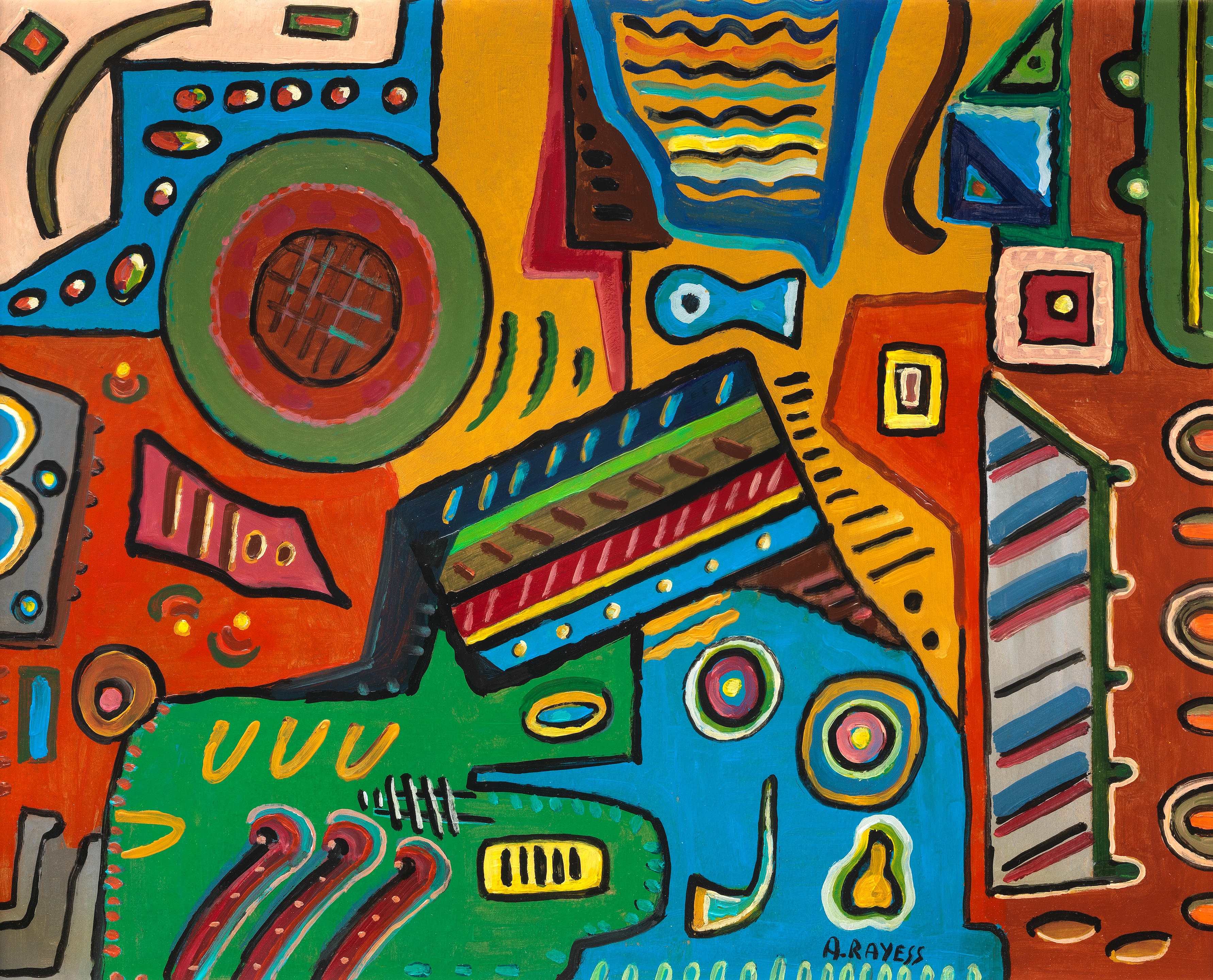 Aref el Rayess | Composizione Astratta | MutualArt