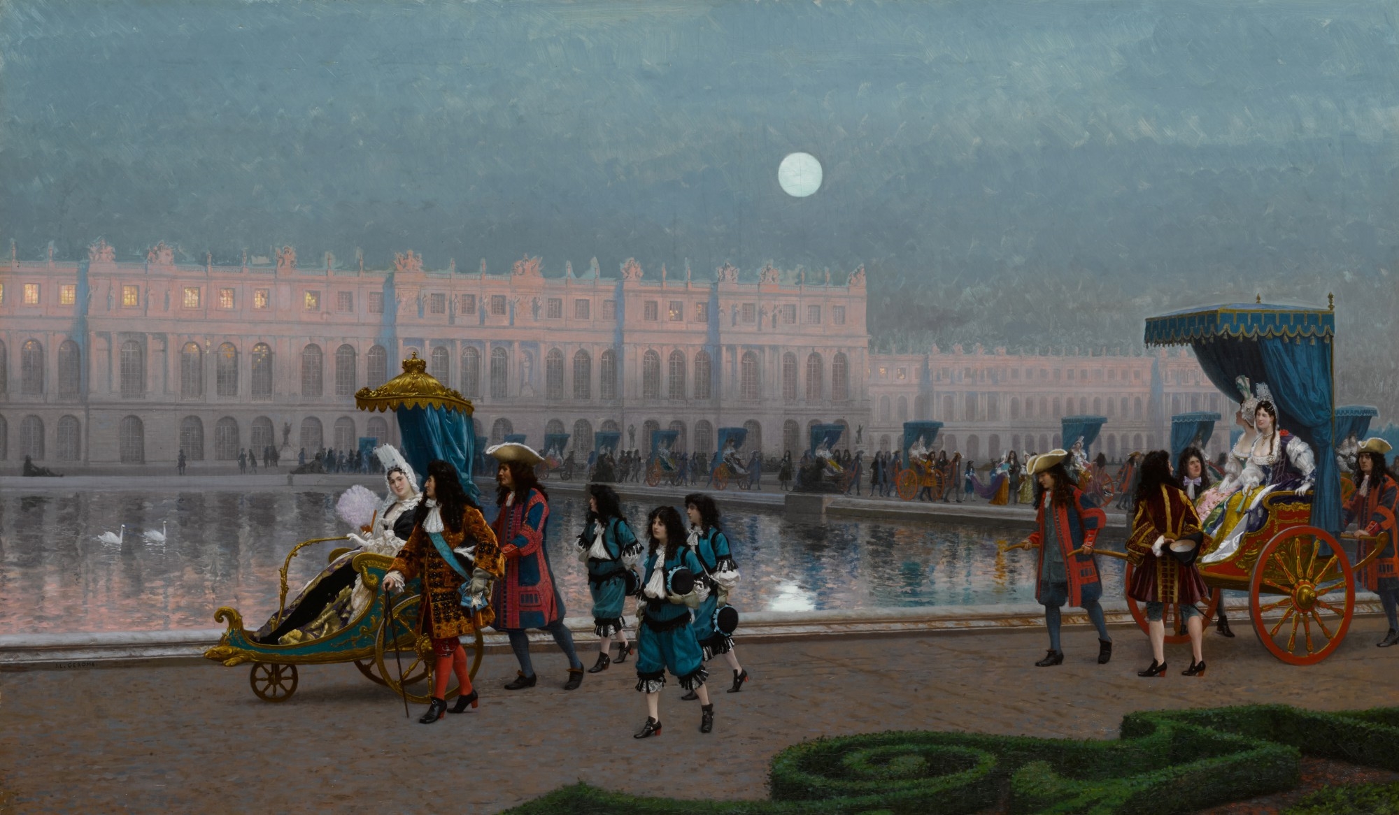 Jean-Léon Gérôme | Promenade du Harem | MutualArt