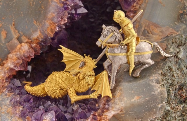 William Tolliday | Castle of St. George and The Dragon (1970) | MutualArt