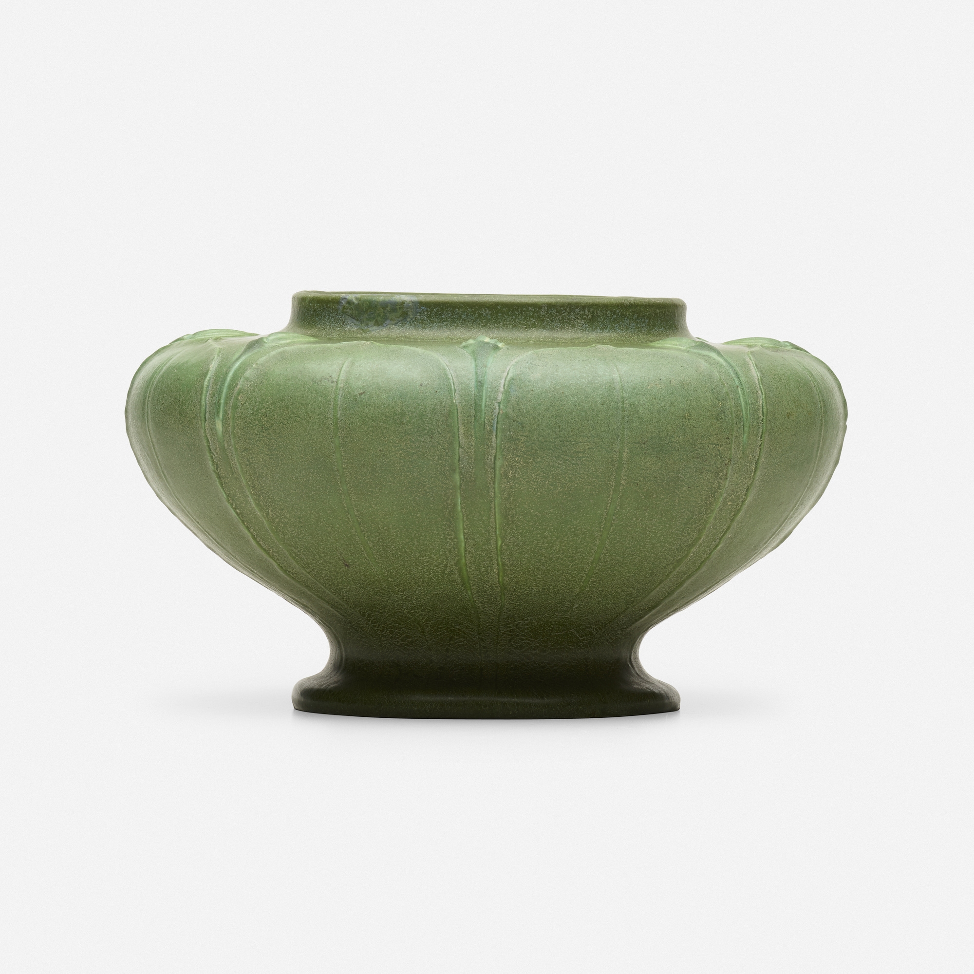 Ruth Erickson | Rare vase with leaves and buds (1899 - 1910) | MutualArt
