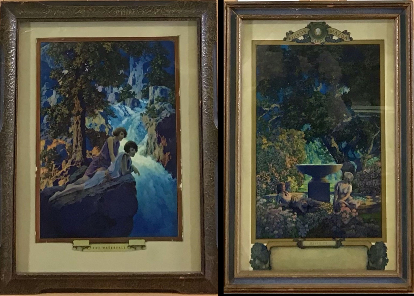 Maxfield Parrish | Waterfall; Reveries | MutualArt