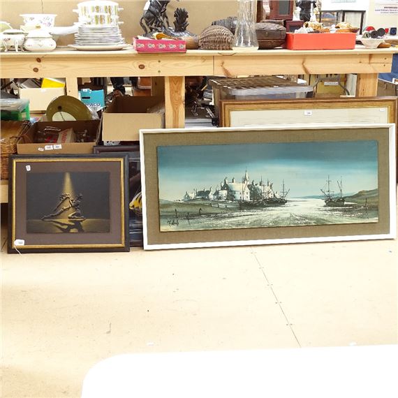 Kenneth Denton | sailing barges | MutualArt