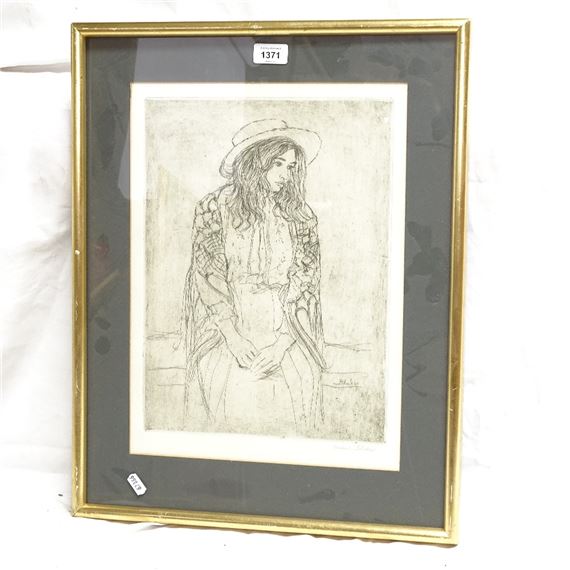 Michael Blaker | portrait of a girl | MutualArt