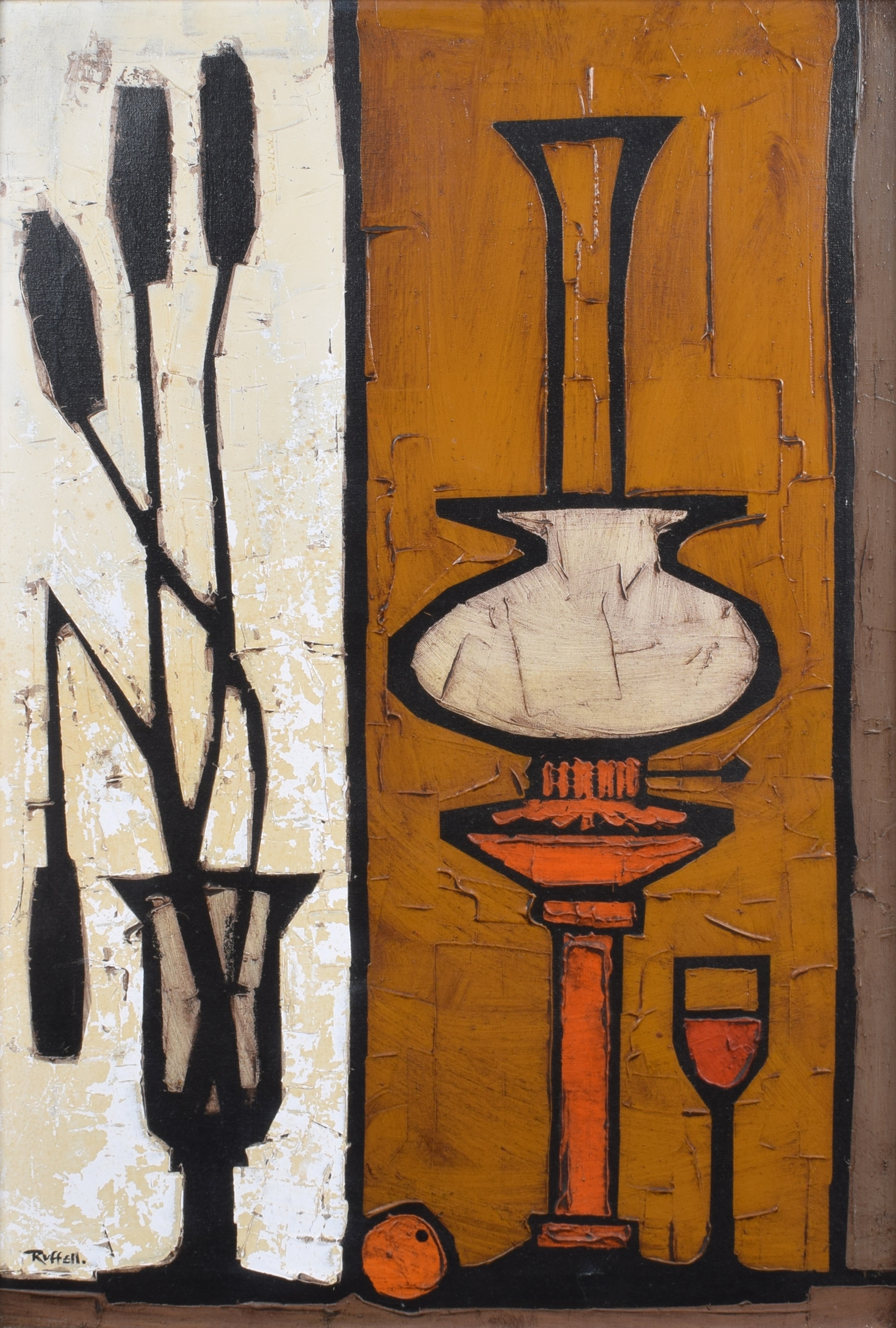 Colin Ruffell | Still life with Oil Lamp | MutualArt