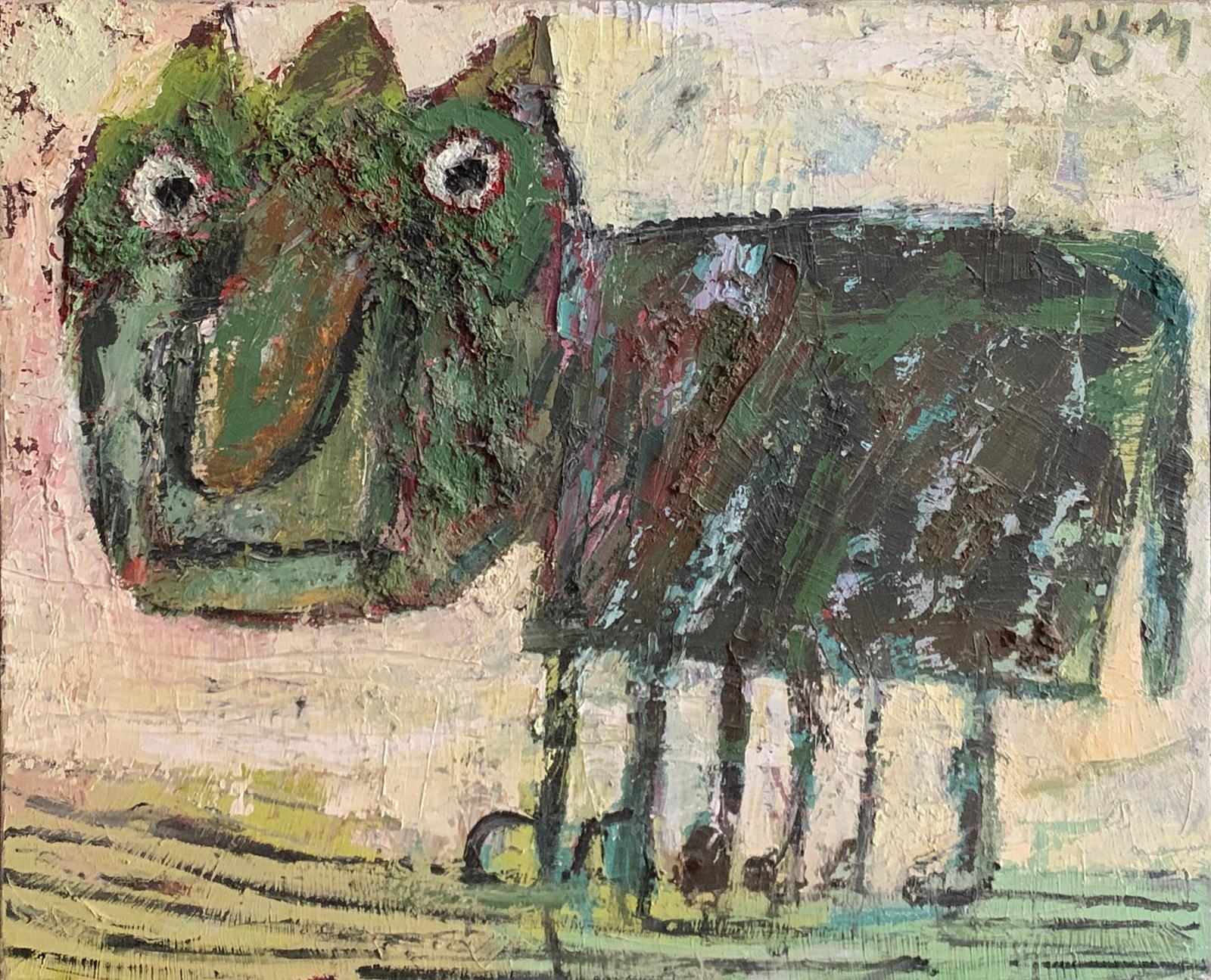 Kako Topouria | THE GREEN CAT | MutualArt