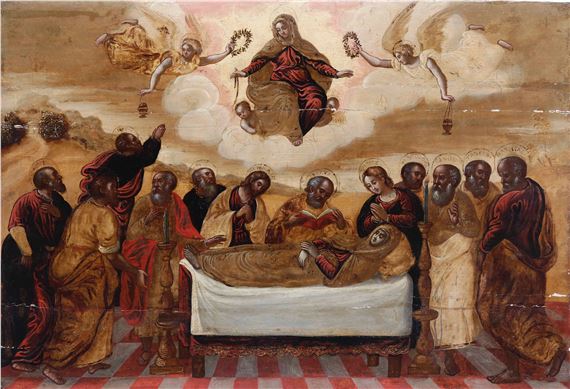 Veneto-Cretan School, 17th Century | Dormitio Virginis | MutualArt