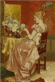 Franz Verhas | The jewels (1872) | MutualArt