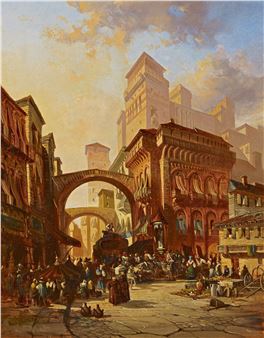 David Roberts | Abbeville Cathedral (1840) | MutualArt