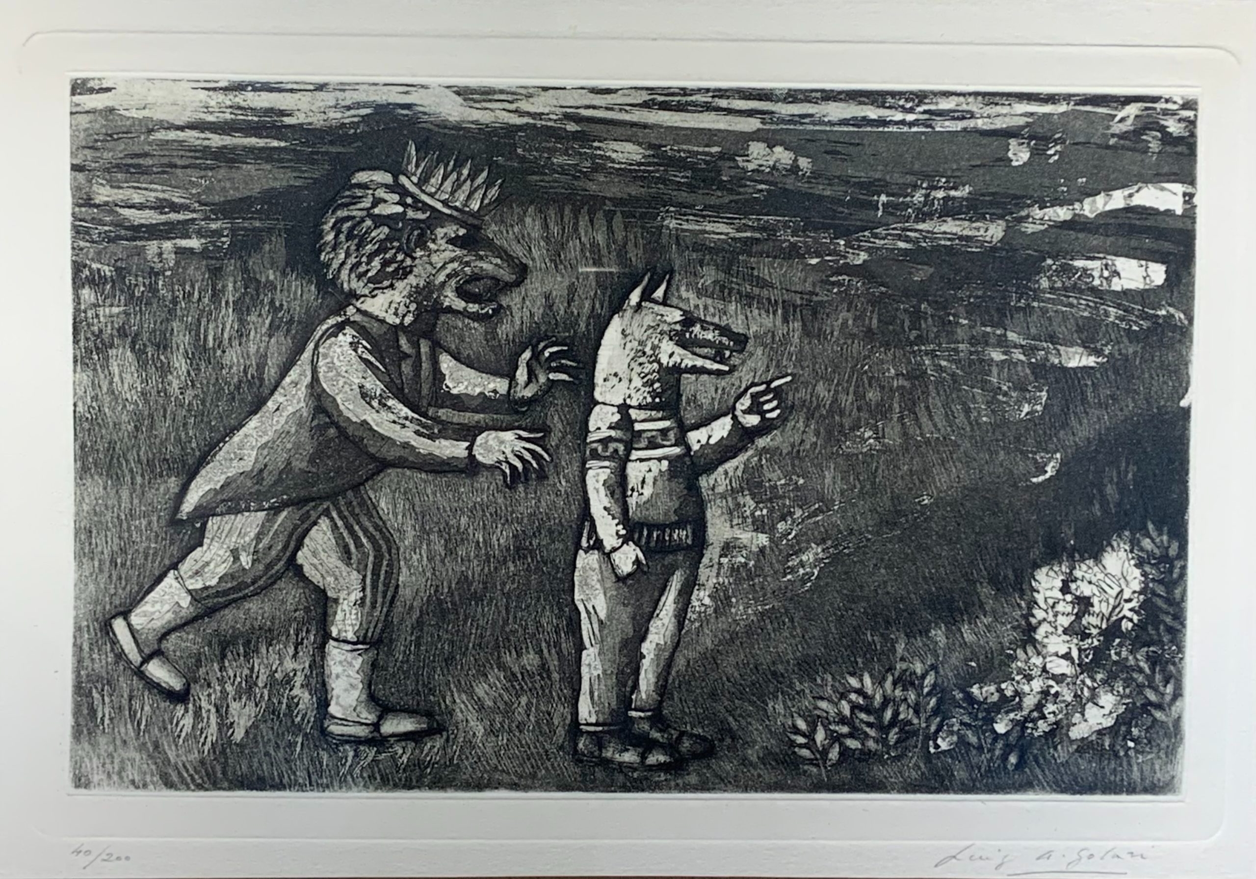 Luis Solari | “Lobizón rey” | MutualArt