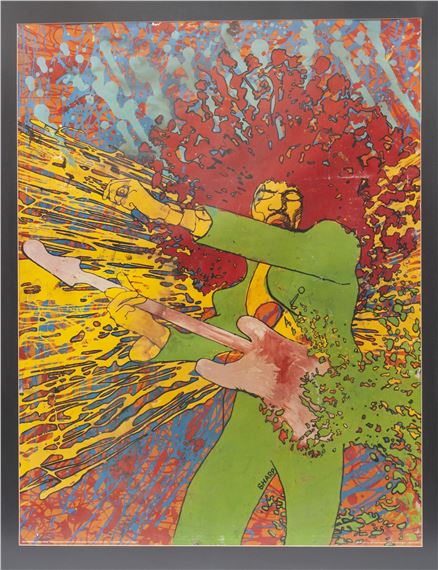 Martin Sharp | JIMI HENDRIX EXPLOSION (1968) | MutualArt