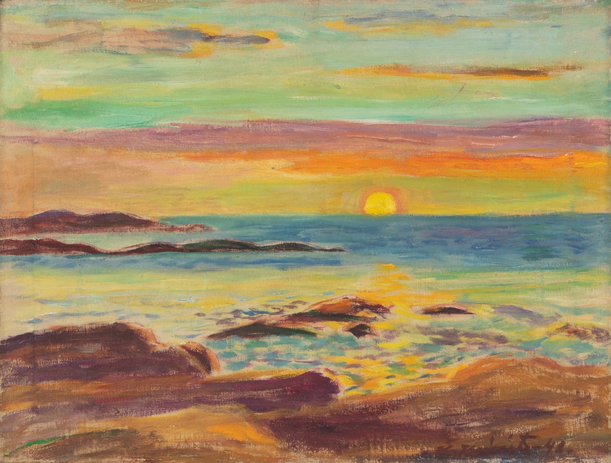 Kullervo Koivisto | Shore Landscape | MutualArt