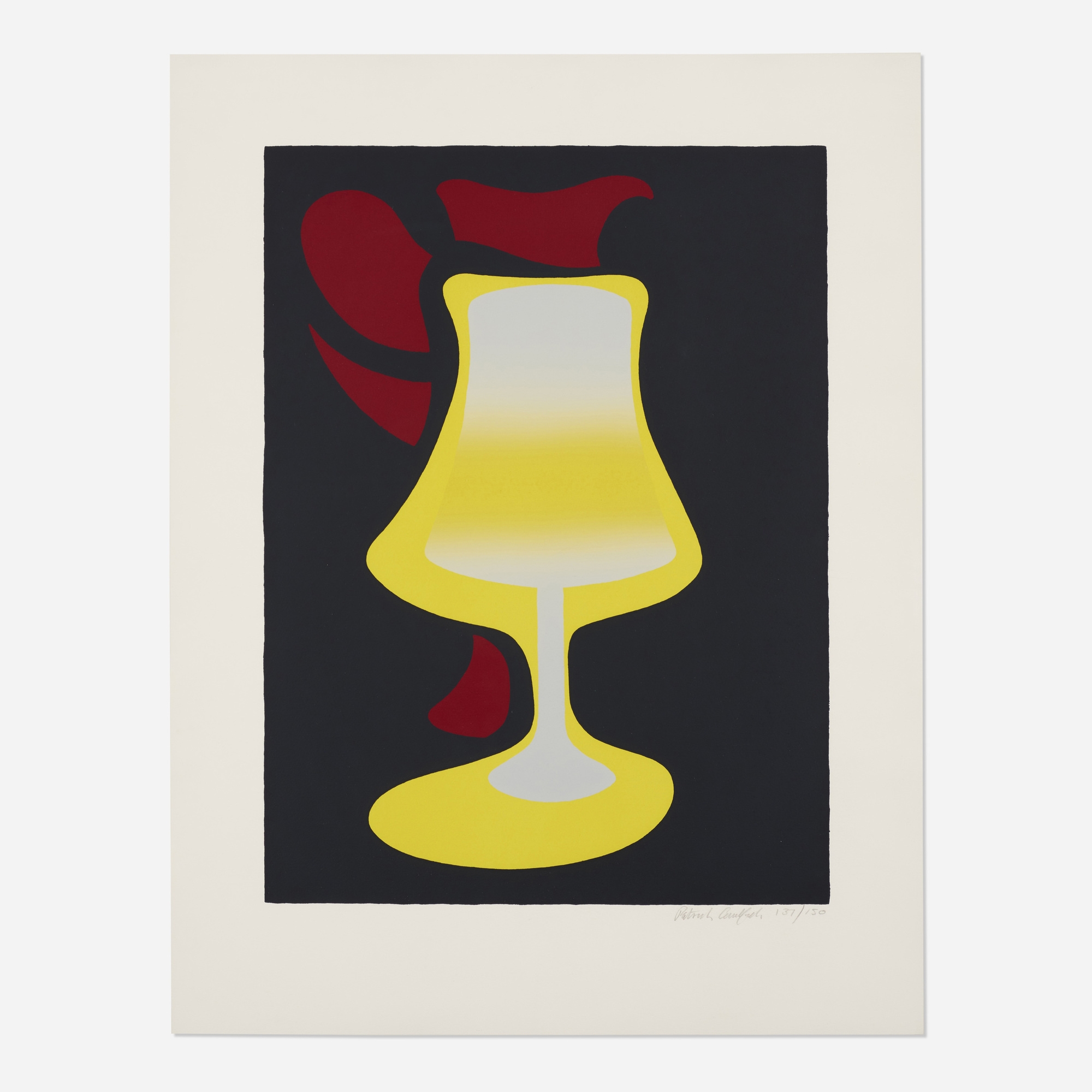 Patrick Caulfield | Red Jug and Lamp (1992) | MutualArt