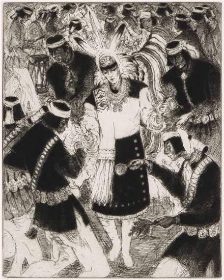 Alice Gene Kloss | Keresan Dancers (1962) | MutualArt