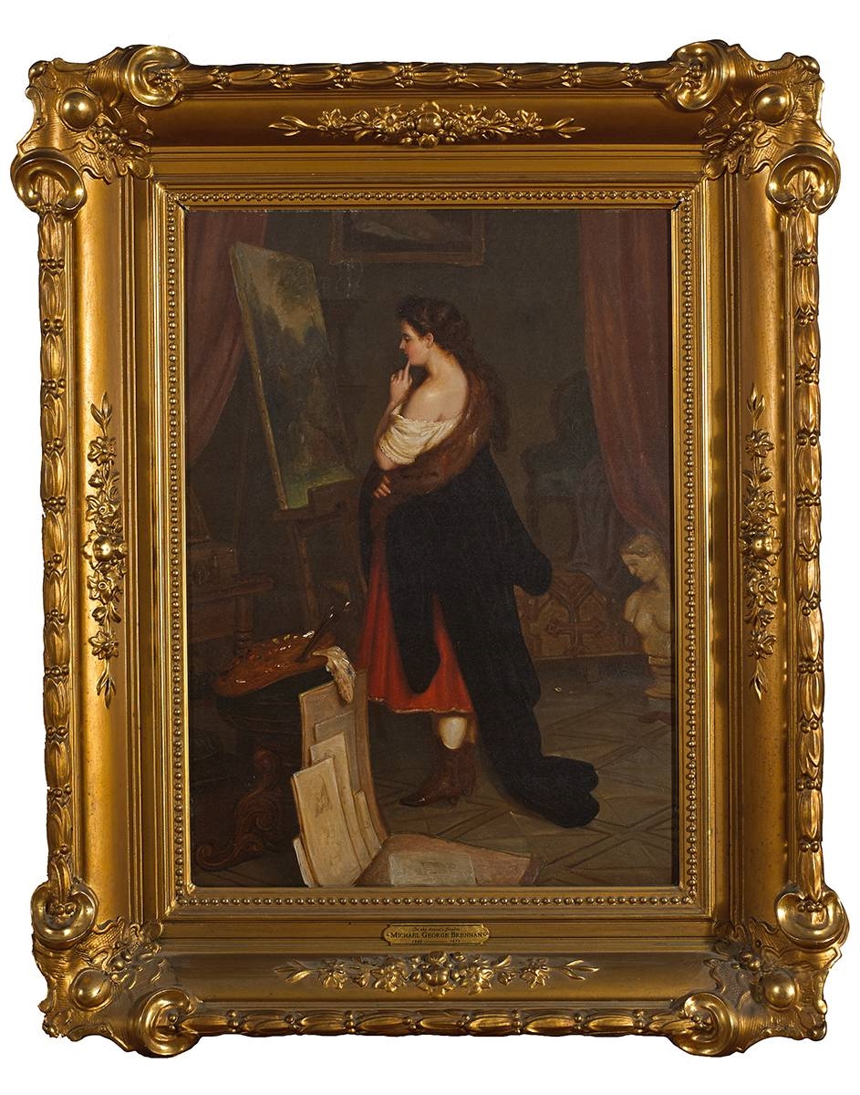 Michael George Brennan | PORTRAIT OF LAURA REDDEN SEARING IN THE STUDIO ...