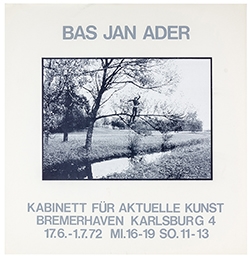 Bas Jan Ader | Broken Fall (Organic) (1972) | MutualArt
