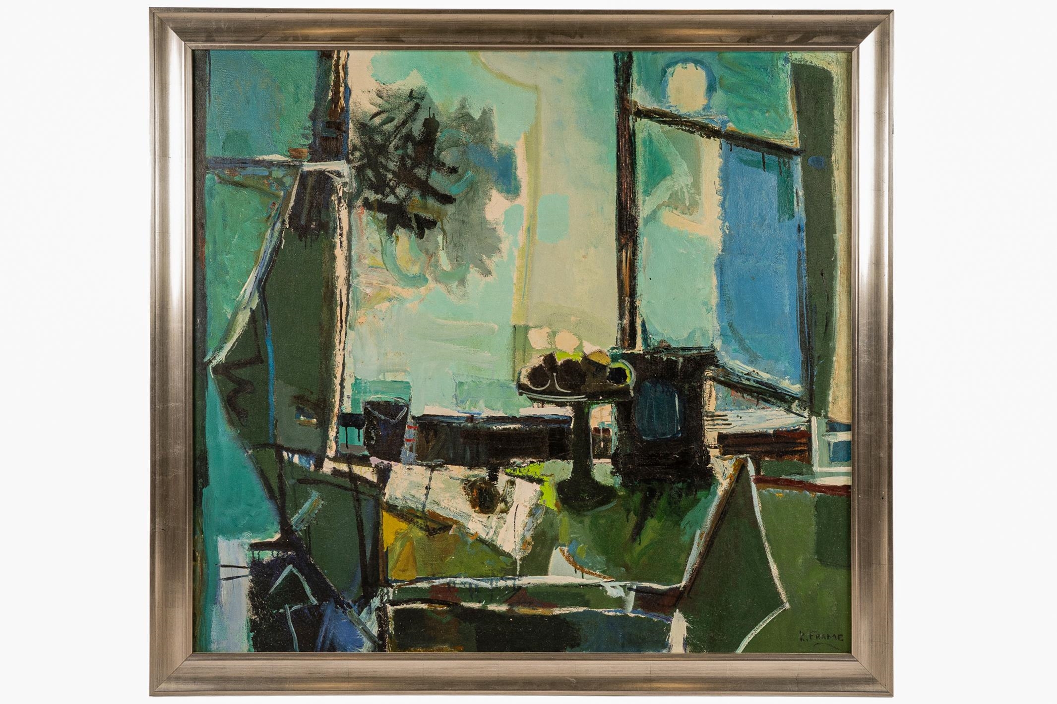 Robert Frame | Still life with flowers (Circa 1995) | MutualArt
