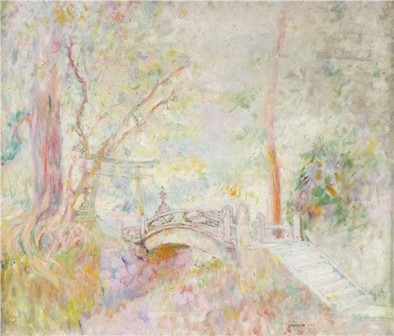 Samuel Mutzner | Japanese Garden (1913) | MutualArt