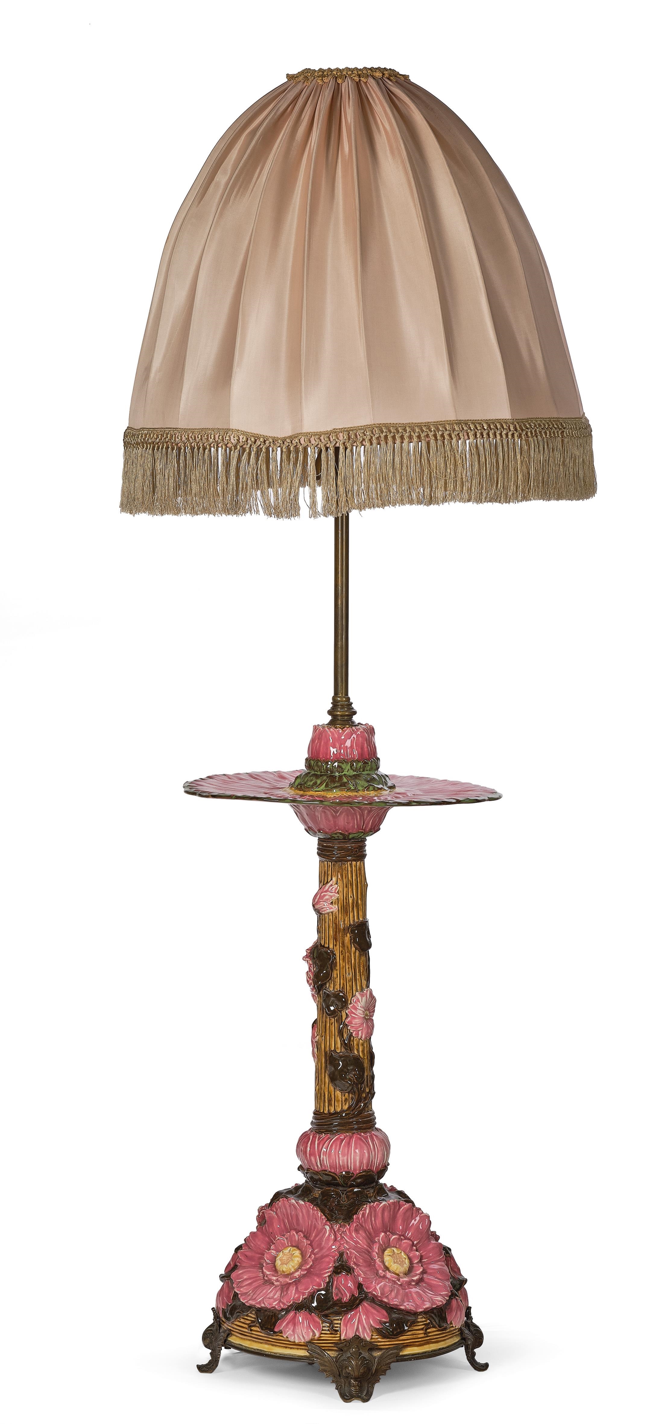 Júlia Zsolnay | A Rare Lotus Floor Lamp | MutualArt