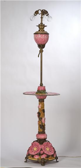 Júlia Zsolnay | A Rare Lotus Floor Lamp | MutualArt