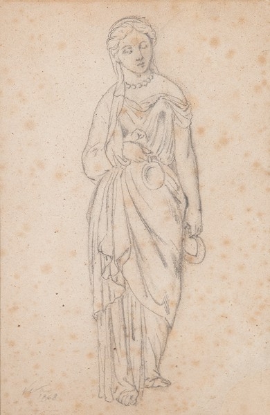 Alejo Vera Estaca | Figura clásica (1868) | MutualArt