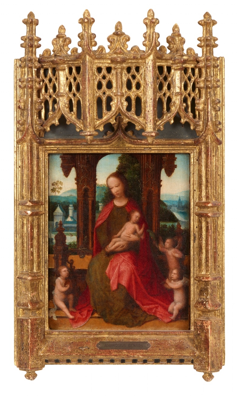 Marcellus Coffermans | The Virgin enthroned with Child and Angels | MutualArt