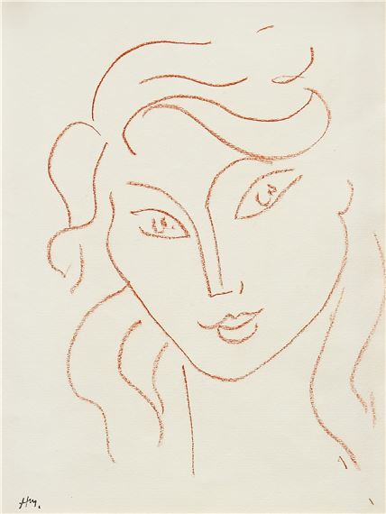 Henri Matisse | PORTRAIT D'OLGA MERSON | MutualArt
