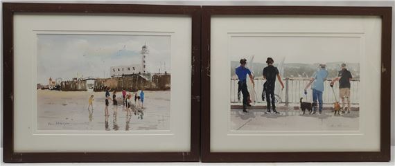 Ken Hayes | Paddling before Scarborough Lighthouse and On the Pier ...