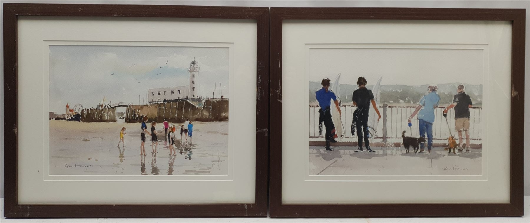 Ken Hayes | Paddling before Scarborough Lighthouse and On the Pier ...