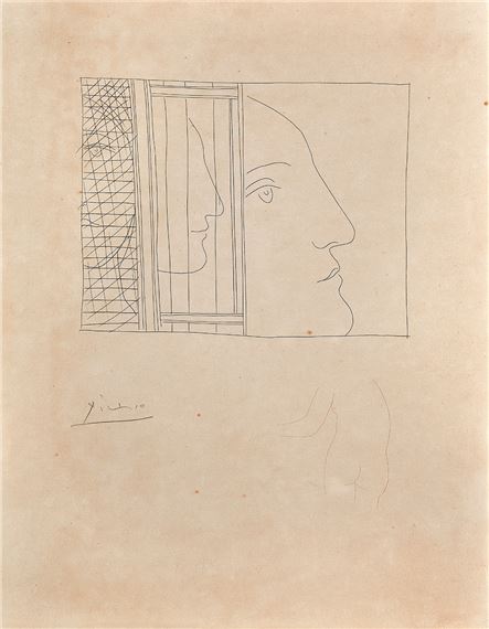 Pablo Picasso | Trois fragments de têtes (1931) | MutualArt