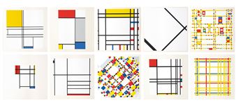 Piet Mondrian | Evolution / Evolutie (1910) | MutualArt