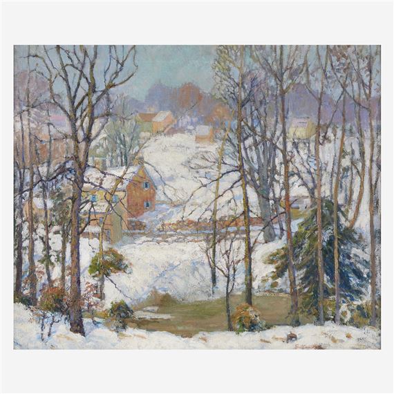 Fern Isabel Coppedge | Village in Winter | MutualArt