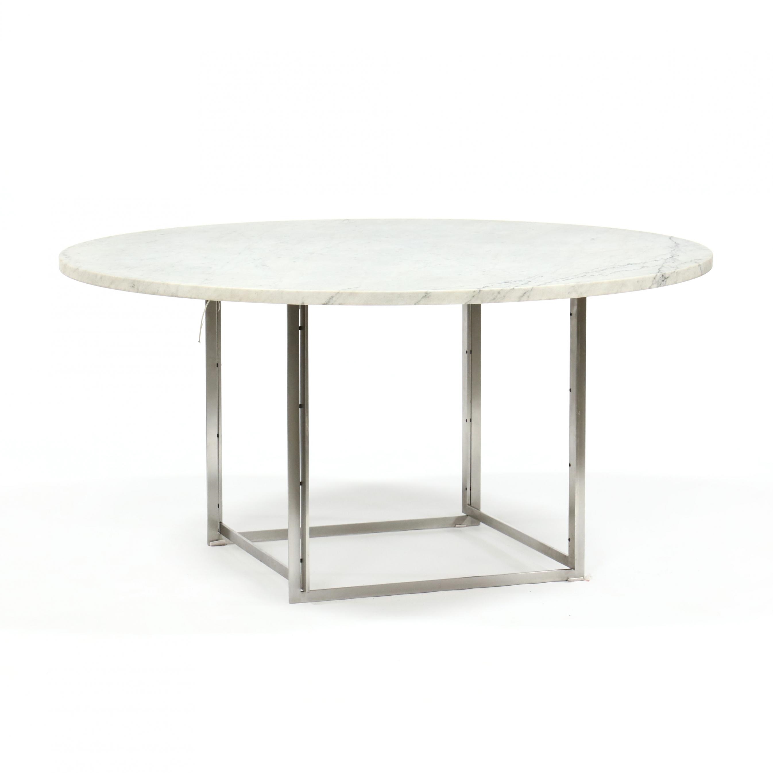 Poul Kjaerholm | PK54 Marble Top Dining Table (1963) | MutualArt