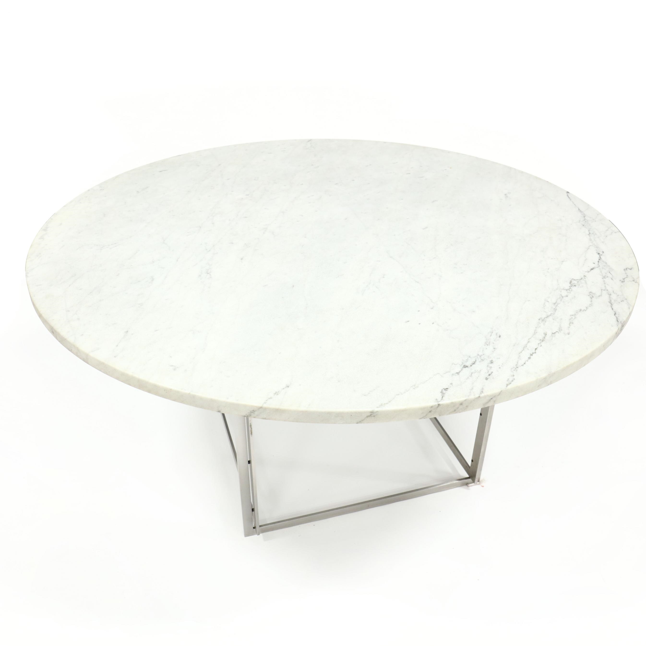 Poul Kjaerholm | PK54 Marble Top Dining Table (1963) | MutualArt
