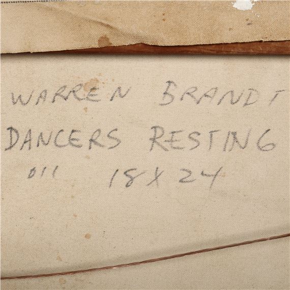 Warren Brandt | Dancers Resting (1972) | MutualArt