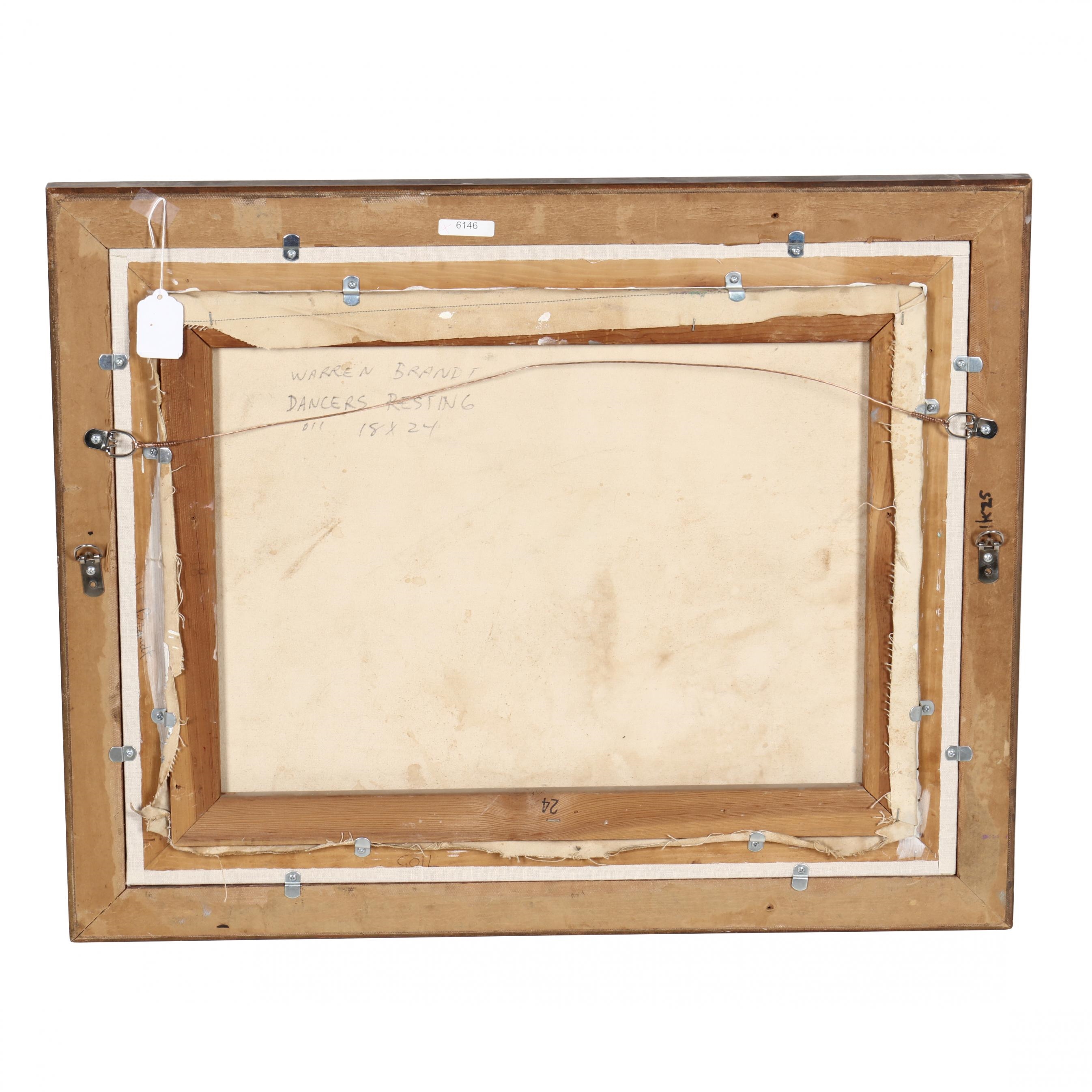 Warren Brandt | Dancers Resting (1972) | MutualArt