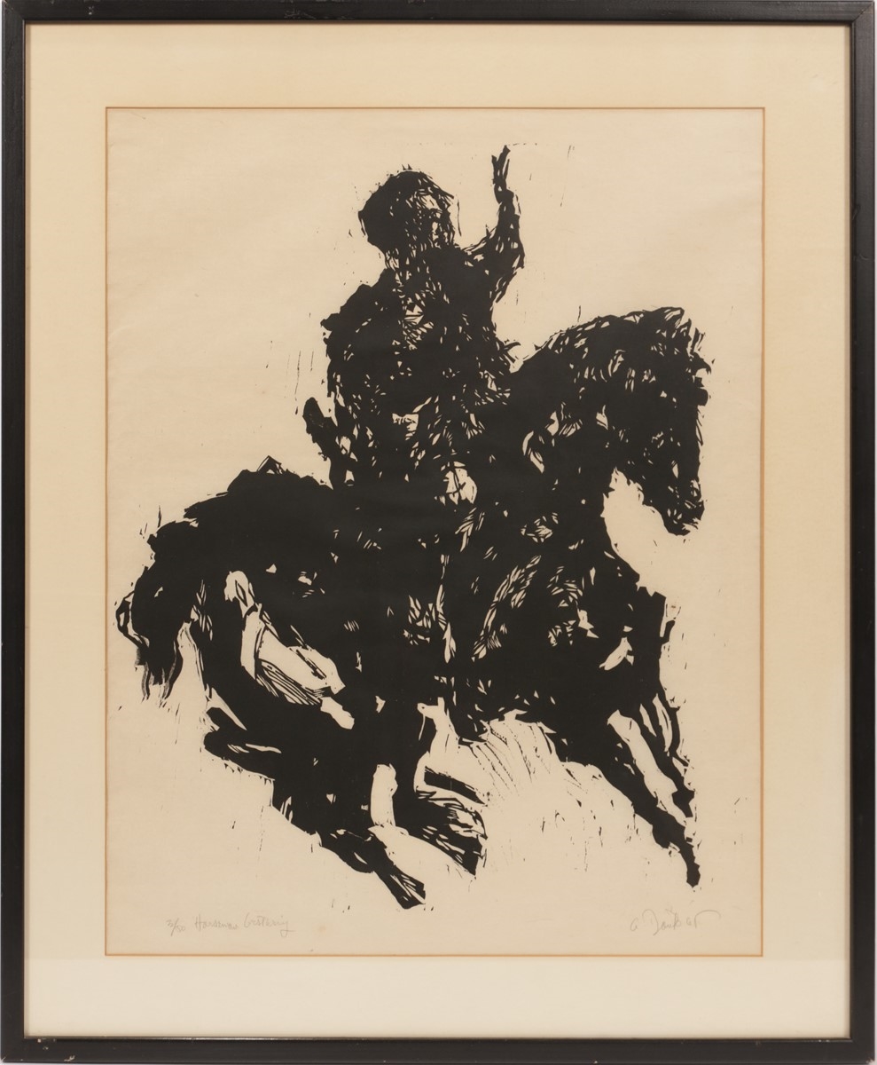 Arthur Danto | GESTURING HORSEMAN (1961) | MutualArt