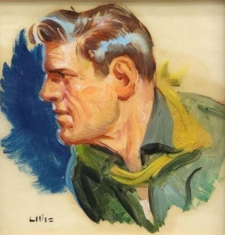 Richard Lillis | Western Pulp Magazine Illustration Study | MutualArt